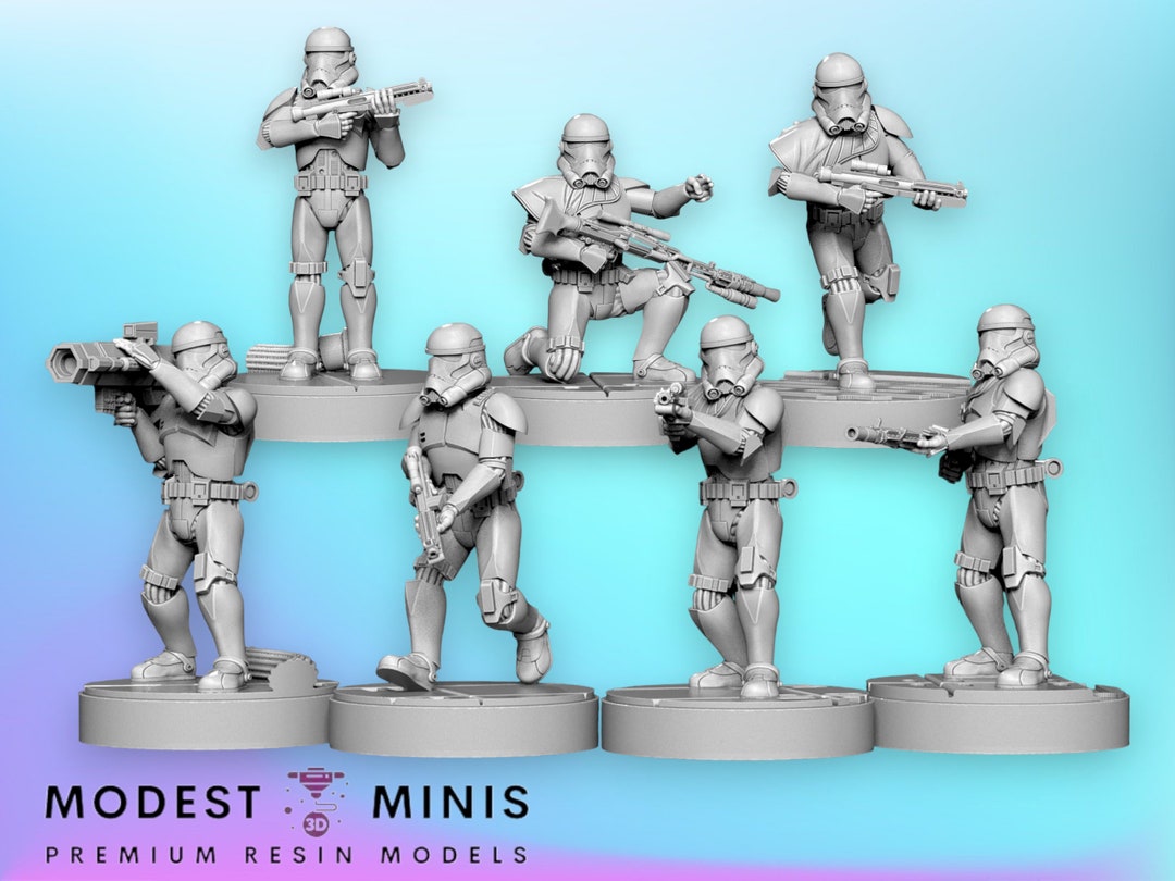 7pc Triton Squad Set - Legion Scale | RPG | Scifi | Role Playing | D&D ...