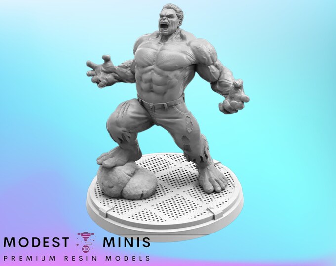 Mean Green 40mm Crisis Protocol Miniature Dnd Mini Superhero Trident - Etsy