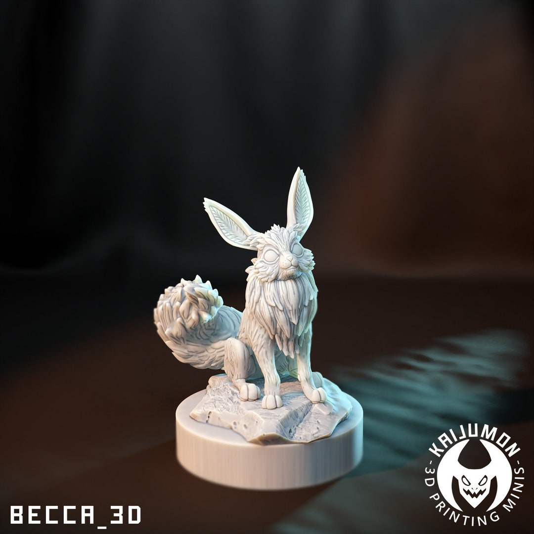 Little Fox Resin Kaiju Minis Dungeons and Dragons Mini Sci Fi Fantasy ...