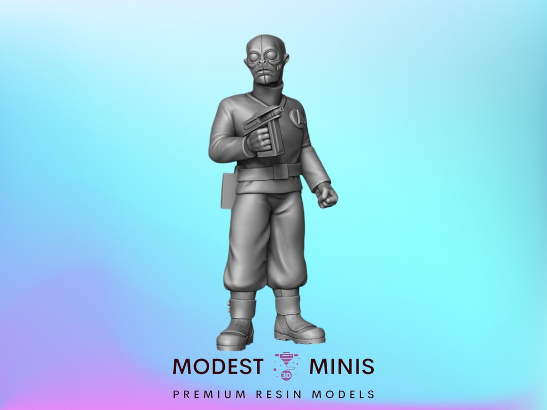 Crewman Splice Resin Space Miniature RPG Sci Fi Dnd Lost Heresy - Etsy