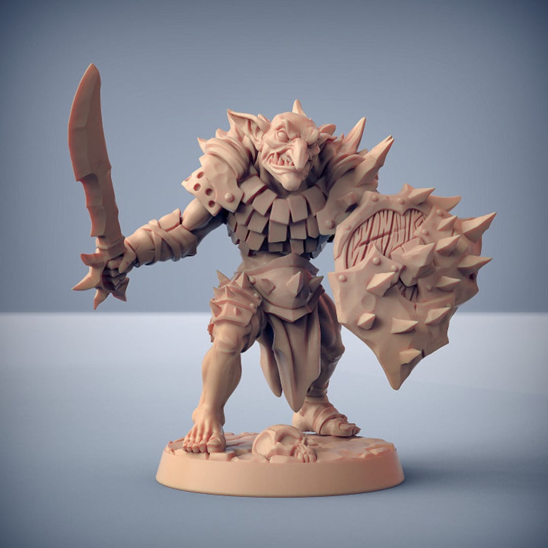 6pc Modular Hobgoblin Warriors - 32mm Scale Dnd Miniature | Dungeons ...