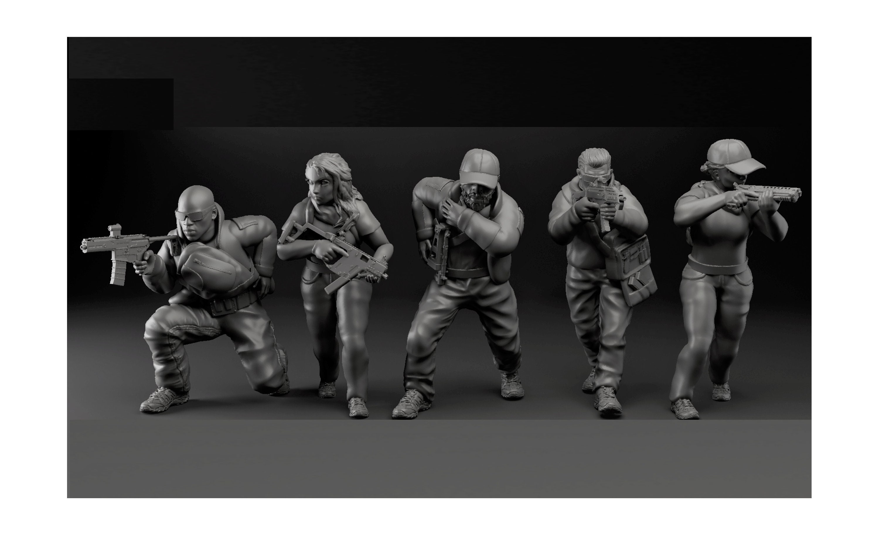 5pc Special Ops 1 28mm 32mm Miniature Military Wargame - Etsy