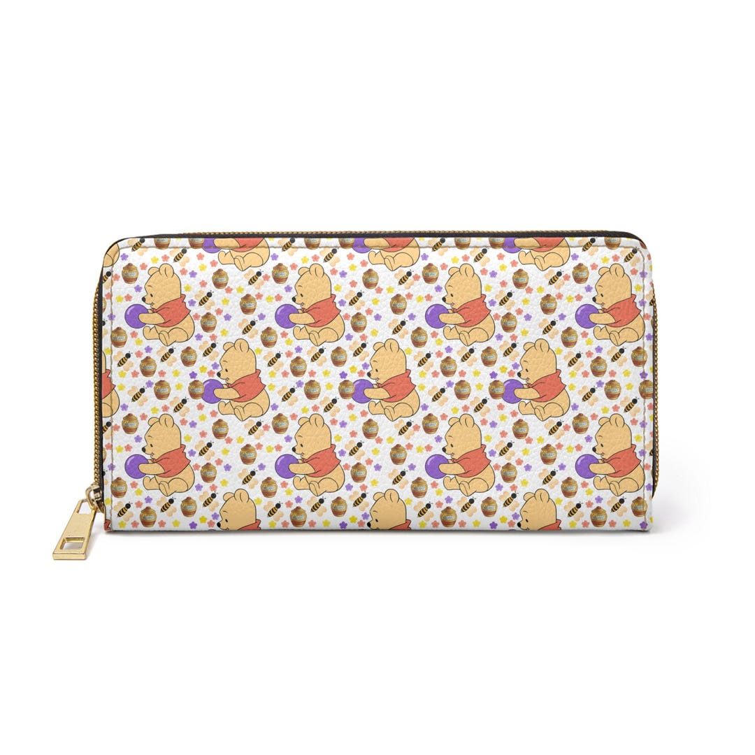 Winnie the Pooh Zipper Wallet, Cute Cartoon Purse, Child's Gift ...
