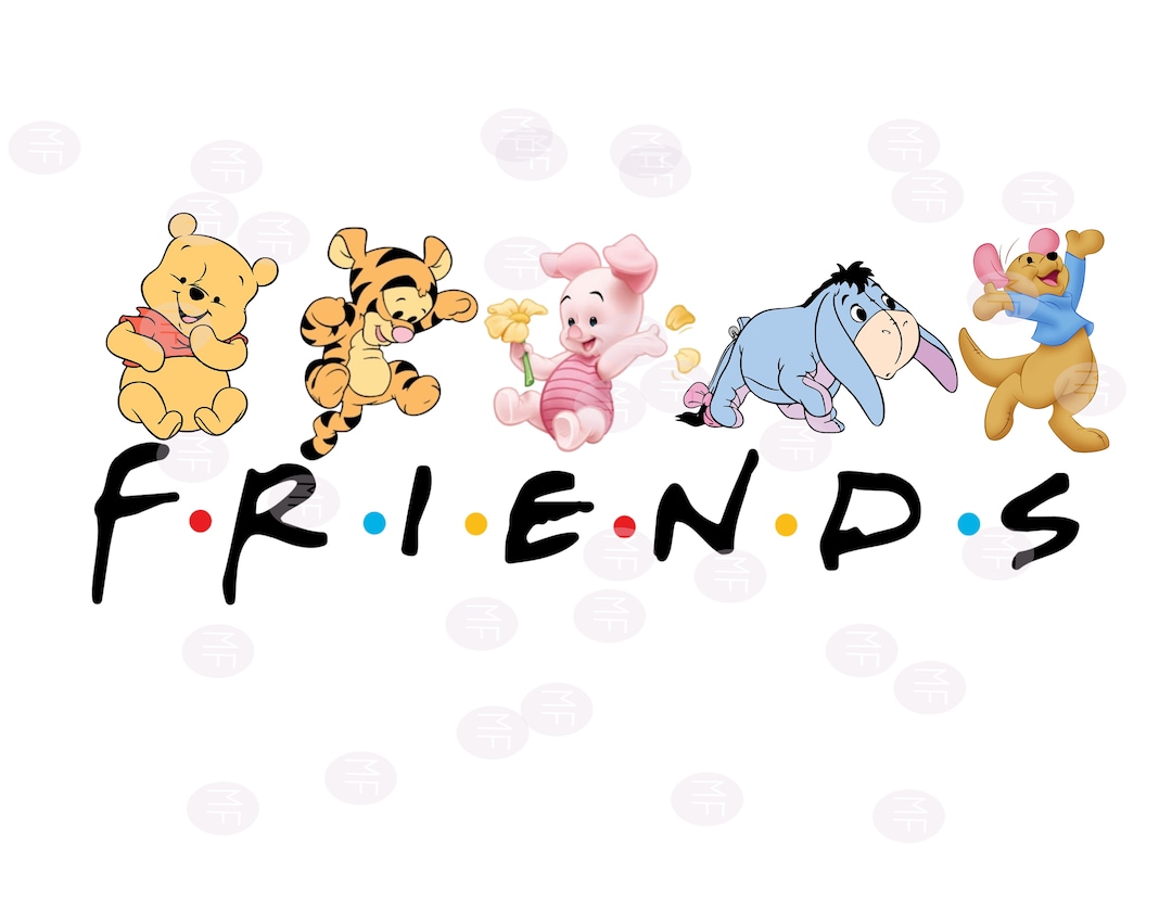 Winnie the Pooh Friends Png - Etsy UK