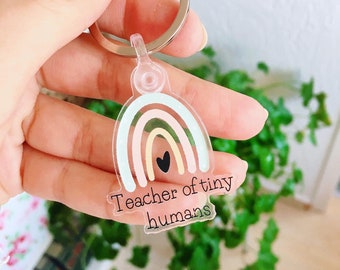 Teacher Keychain | Etsy