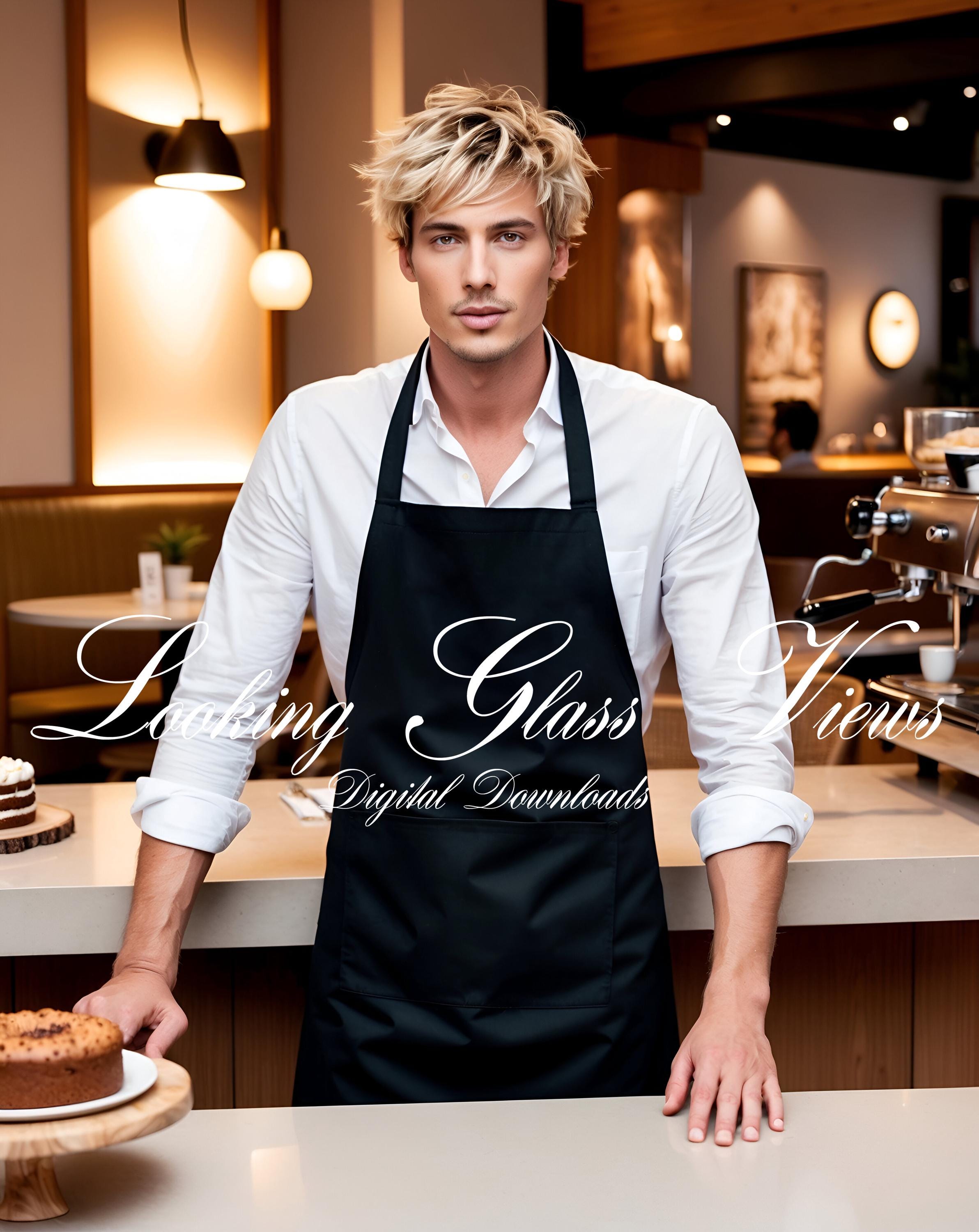 Apron Mockup Male Apron Mockup Kitchen Apron Mockup Chef Apron Mockup ...
