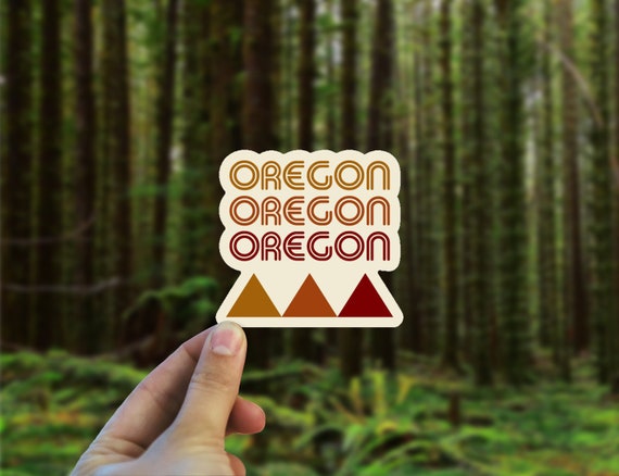 Oregon Retro Vinyl Decal Weatherproof Bumper Sticker Retro - Etsy