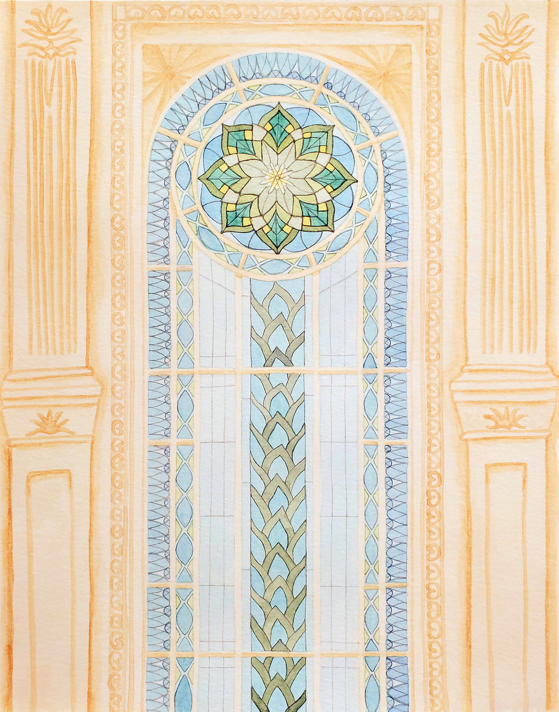 Gilbert Lds Temple Stained Glass