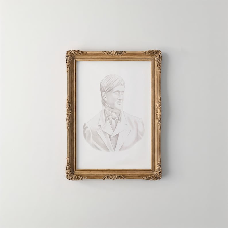 Pride & Prejudice Mr Darcy Elizabeth Bennet Bust Statue Watercolor Art ...