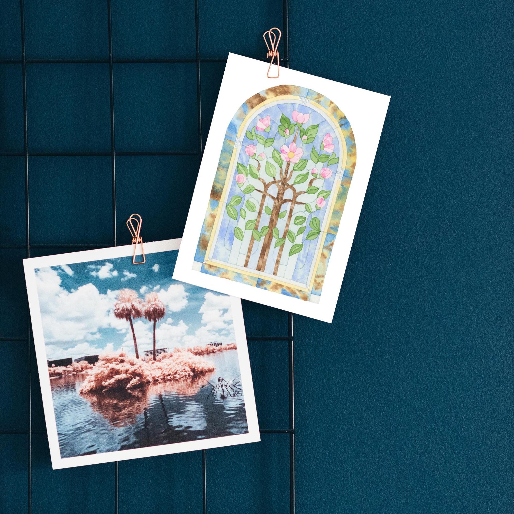 Layton, Utah LDS Temple Stained Glass Window Watercolor Art Print, LDS ...
