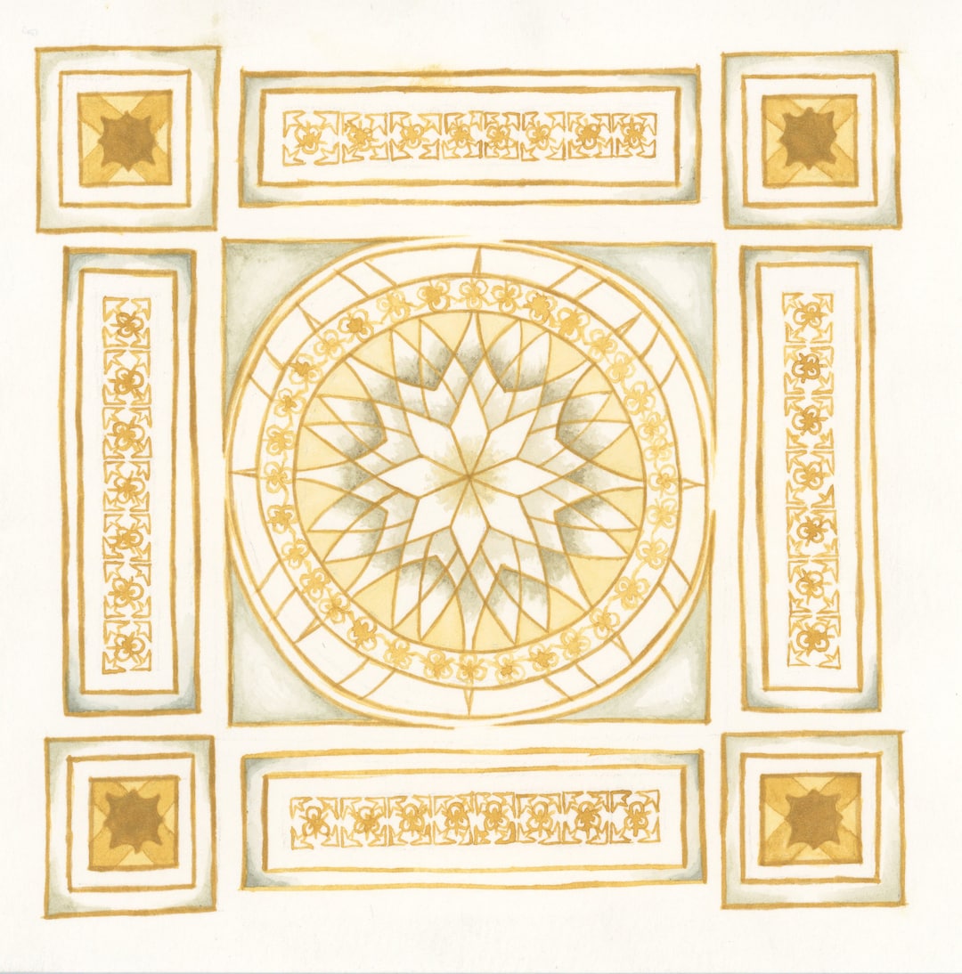 ORIGINAL Draper Utah LDS Temple Celestial Room Watercolor Print LDS ...