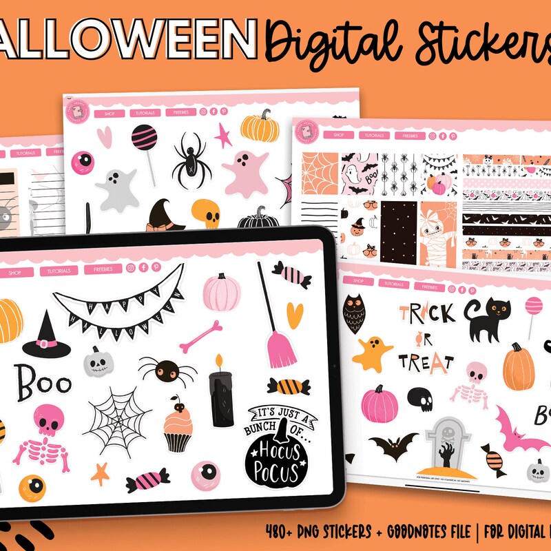 Halloween Stickers - Etsy