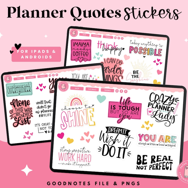 Quote Stickers - Etsy