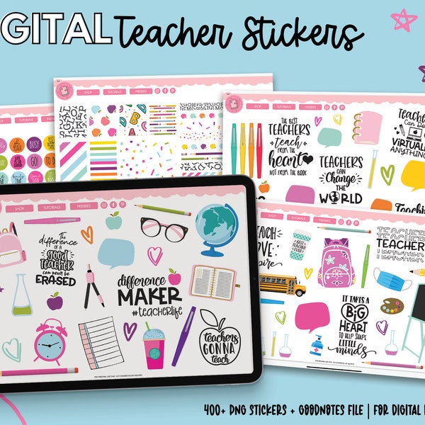 Teacher School Stickers - Etsy