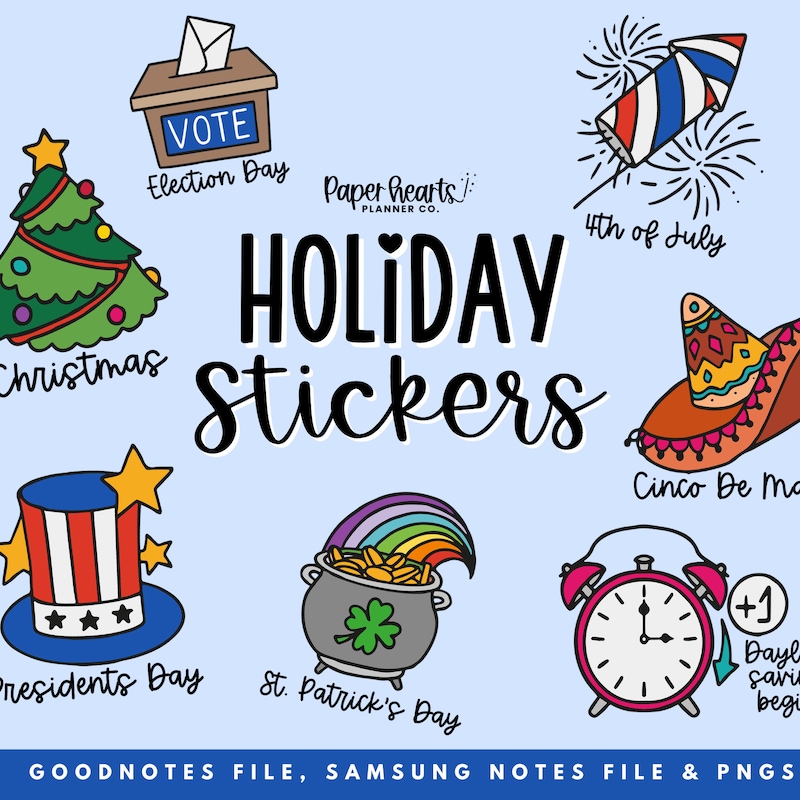 Holiday Sticker - Etsy