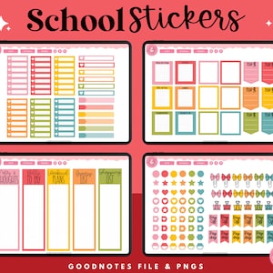 School Stickers | Digital Stickers | Goodnotes Stickers | PNG Stickers ...