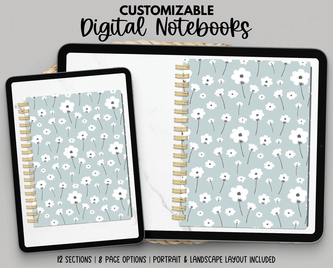 Gray Digital Notebook | Gray Digital Journal | Digital Notebook ...