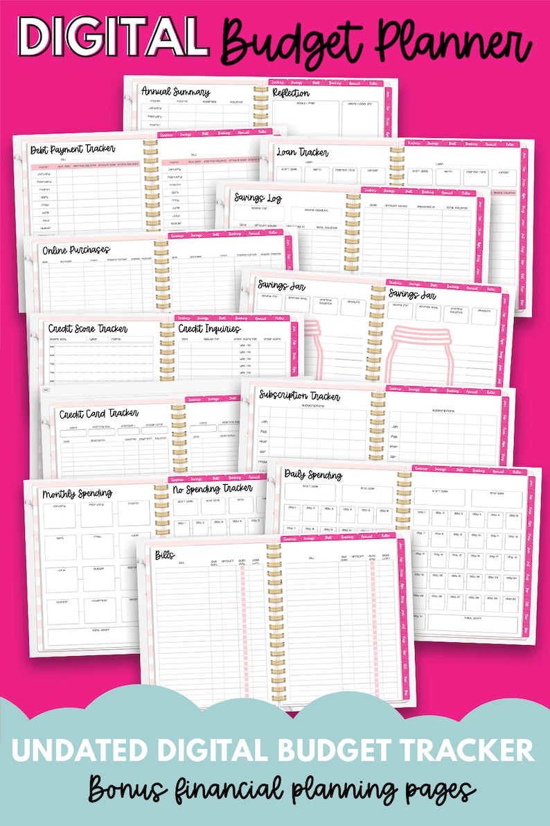 Digital Budget Planner | Digital Budget Tracker | Goodnotes Budget ...