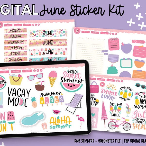 June Stickers - Etsy