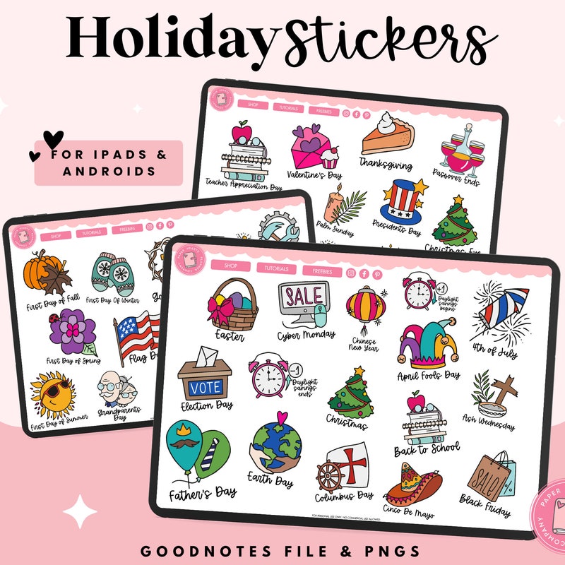 Holiday Sticker - Etsy