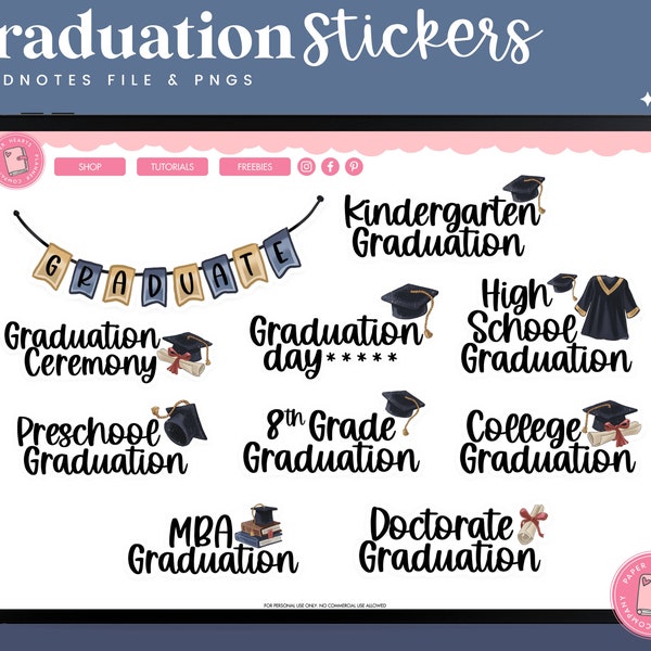 Graduation Stickers - Etsy