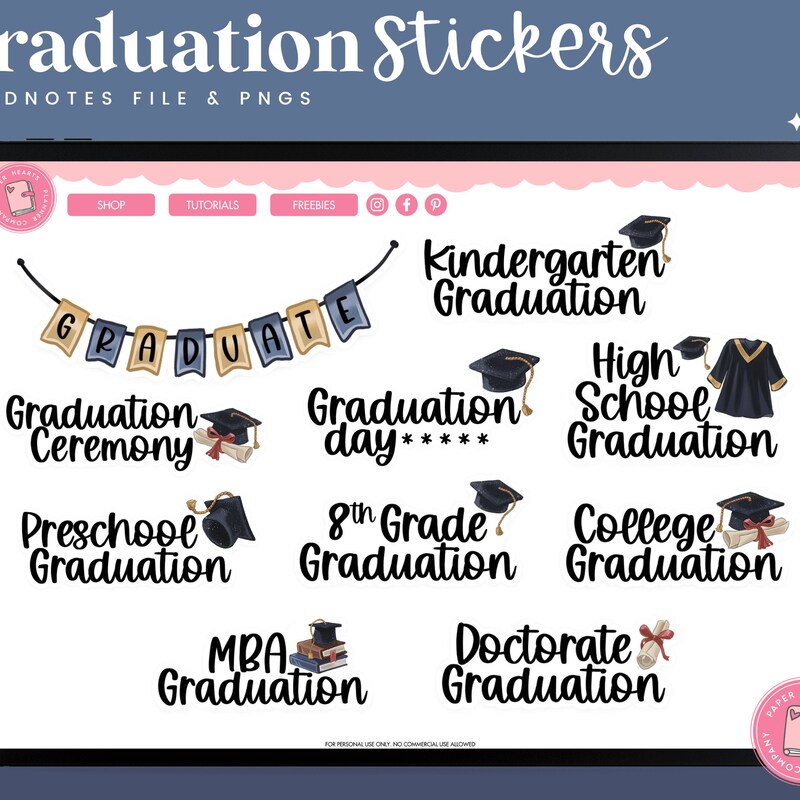 Graduation Stickers - Etsy