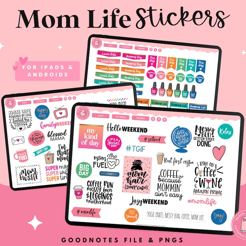 Mom Planner Stickers - Etsy