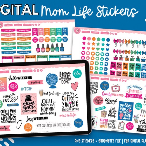 Functional Digital Planner Stickers Goodnotes Stickers - Etsy