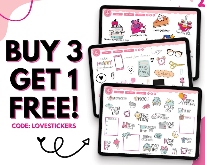 Holidays Digital Stickers | USA Holiday Stickers | Goodnotes Stickers ...