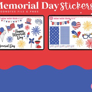 Memorial Day Stickers | Patriotic Stickers | Digital Stickers ...