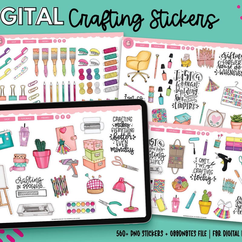 Crafting Stickers - Etsy