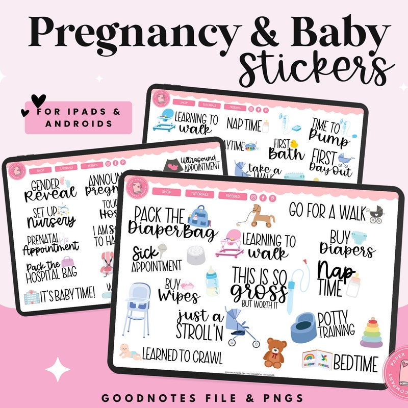 Pregnancy Stickers - Etsy