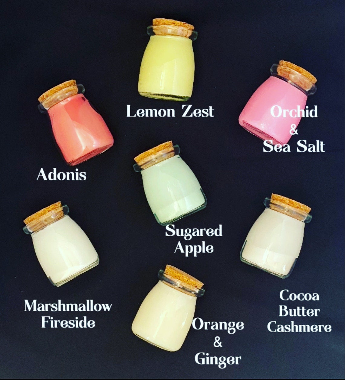 3 Fl.oz Mini Scented Candles Natural Soy Wax - Etsy