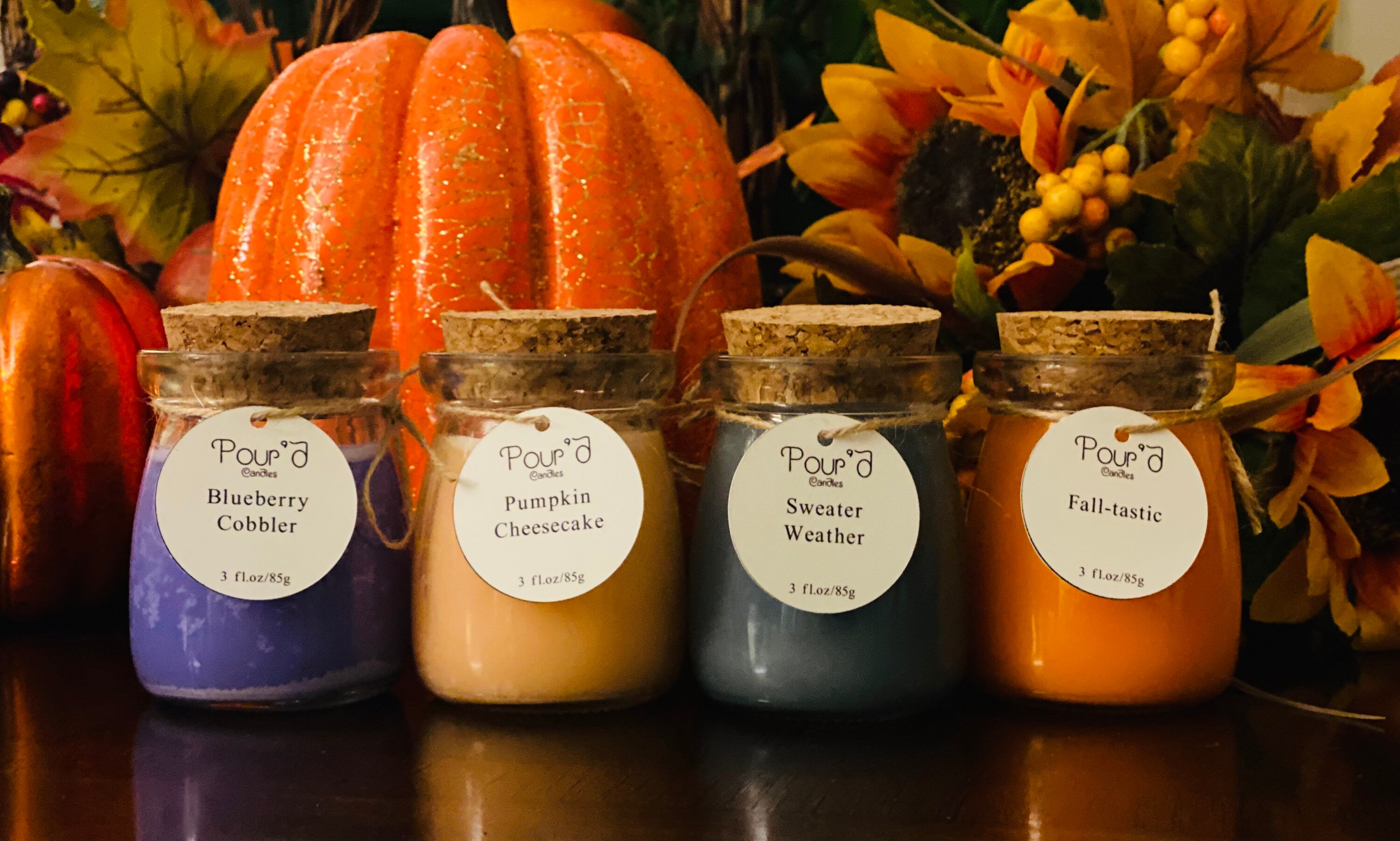 3 Fl.oz Mini Scented Candles Natural Soy Wax - Etsy