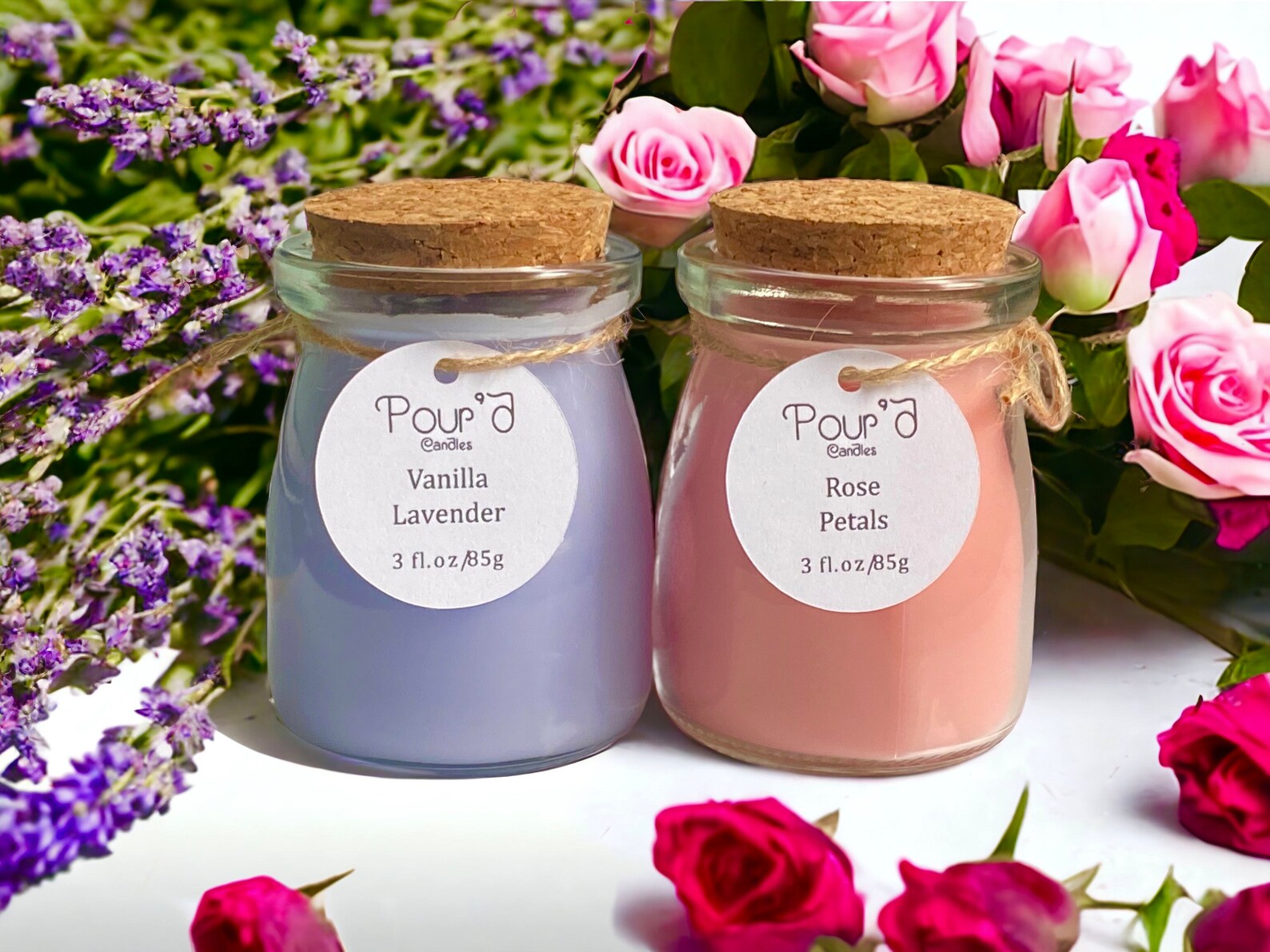 3 Fl.oz Mini Scented Candles Natural Soy Wax - Etsy