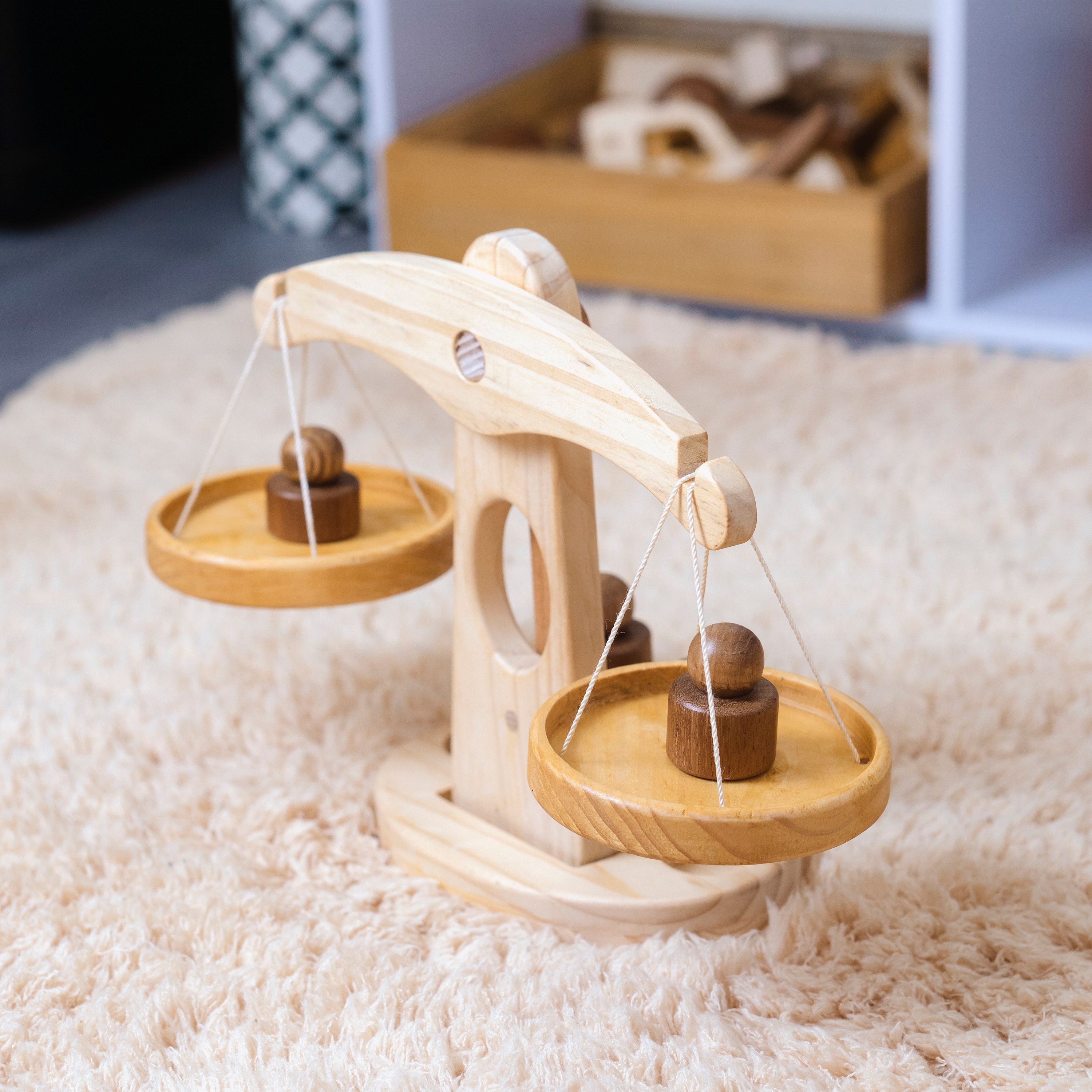 Balance Scale Montessori Kid Toy Weight Balancing - Etsy