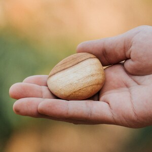 Wooden Pebble Stacking Toys, Natural Balancing Stones for Play and ...