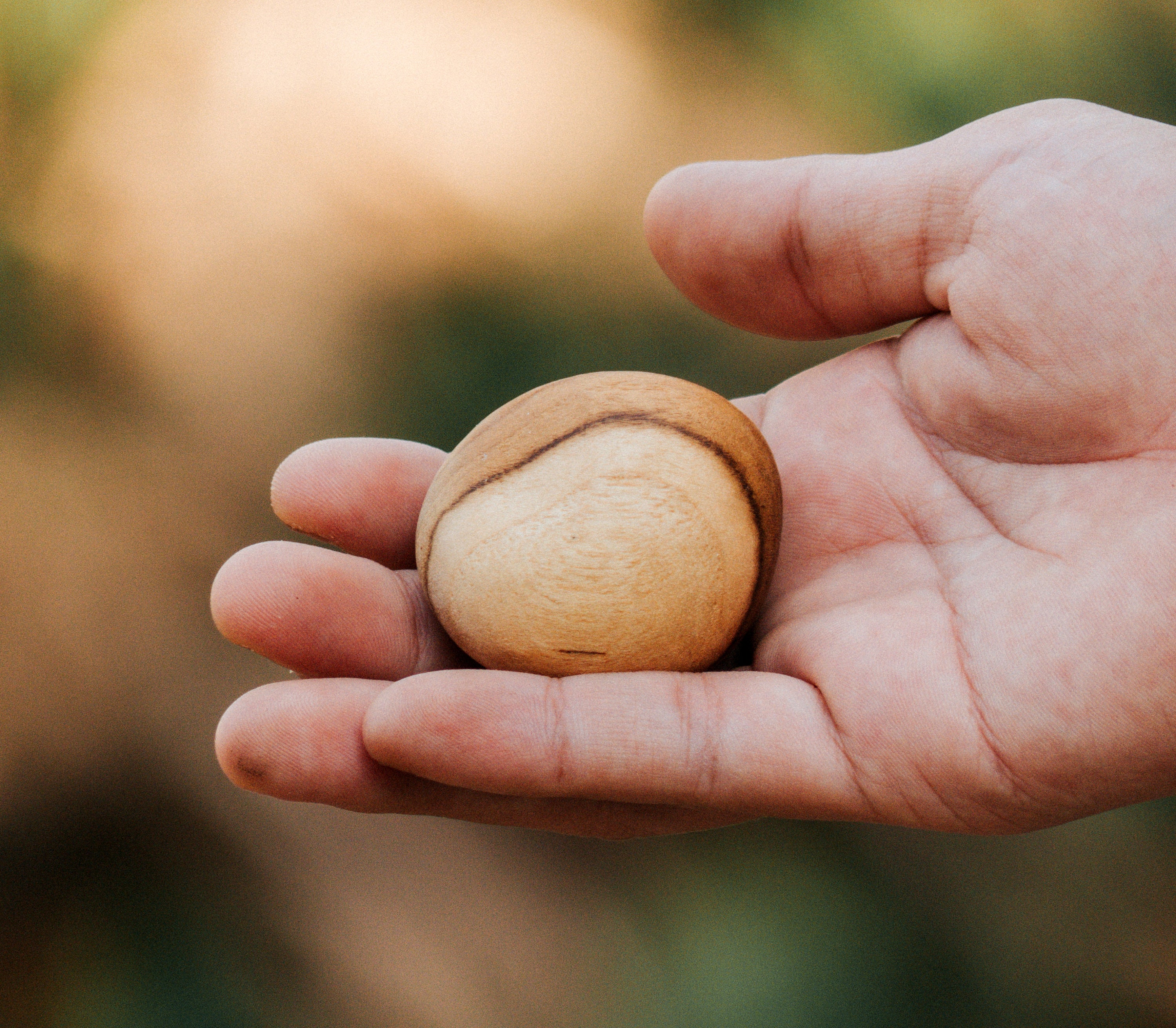 Teak Wooden Pebble Stacking Toys, Montessori Balancing Stones - Etsy