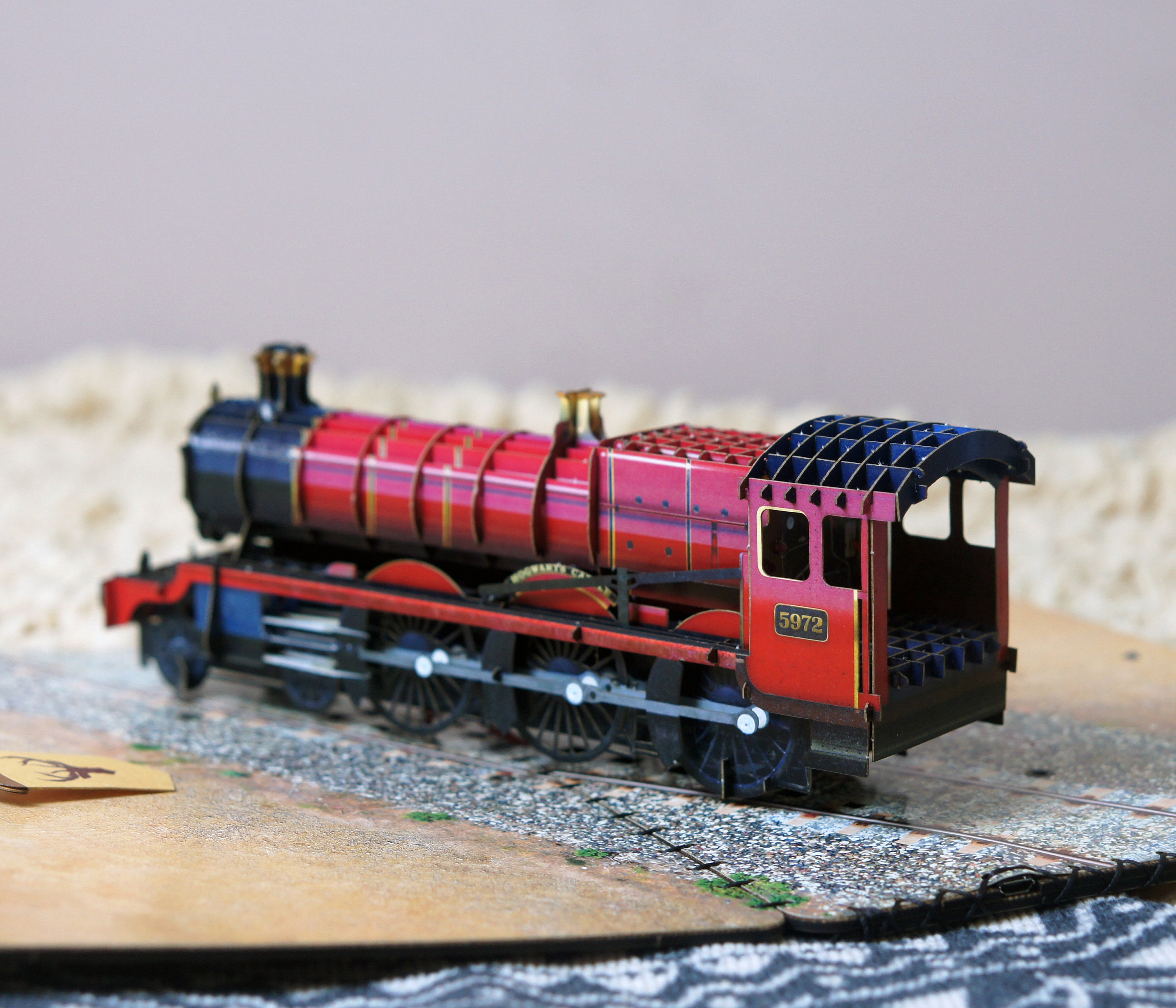 Red Locomotive Pop up Steam Engine Train With Led Light Covered by ...
