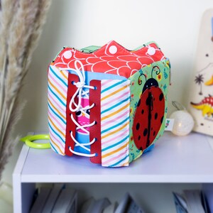Soft Activity Cube Baby Toys: Educational Fabric Toys for Toddler With ...