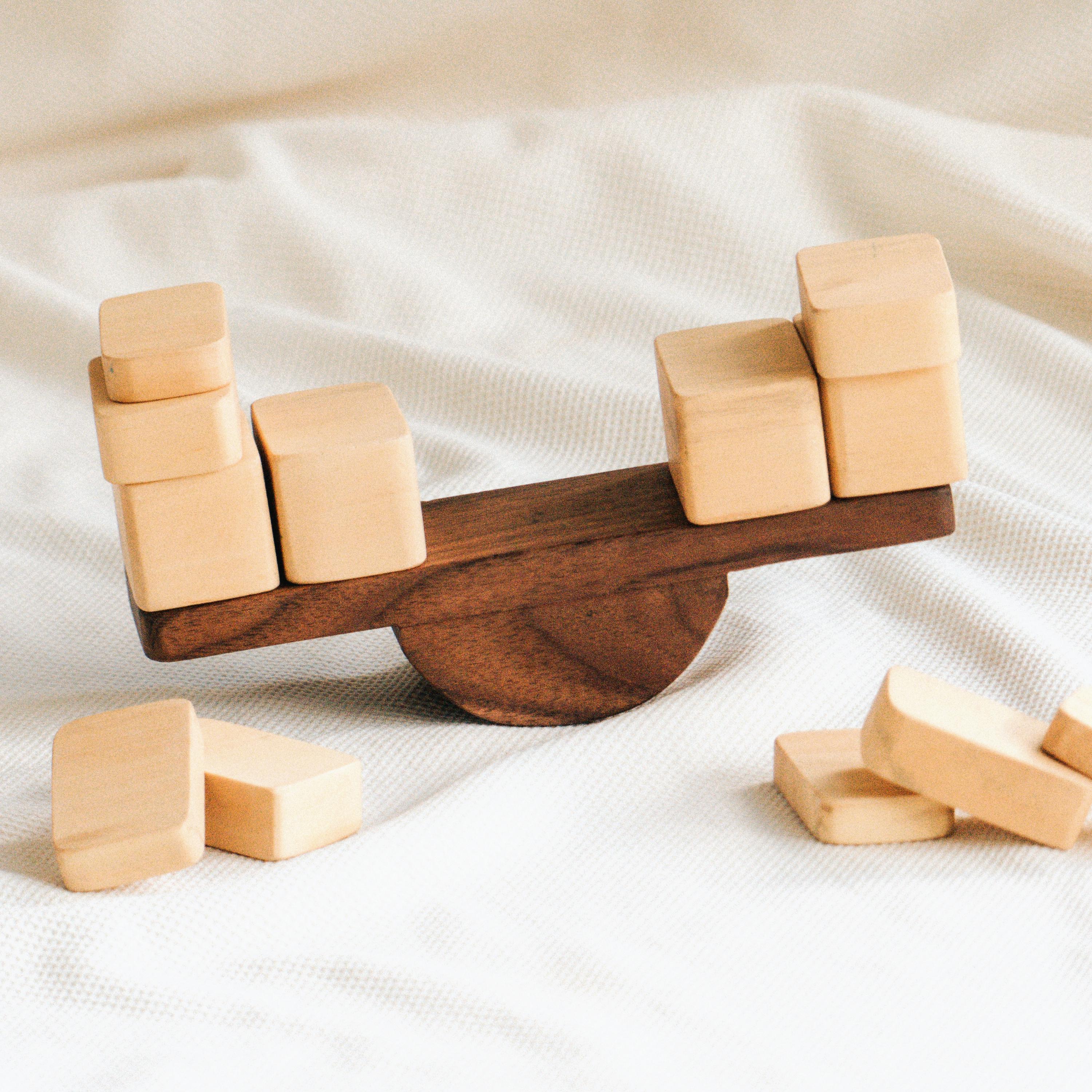 Wooden Balance Scale Montessori Toys, Birthday Gift for Little Girls ...