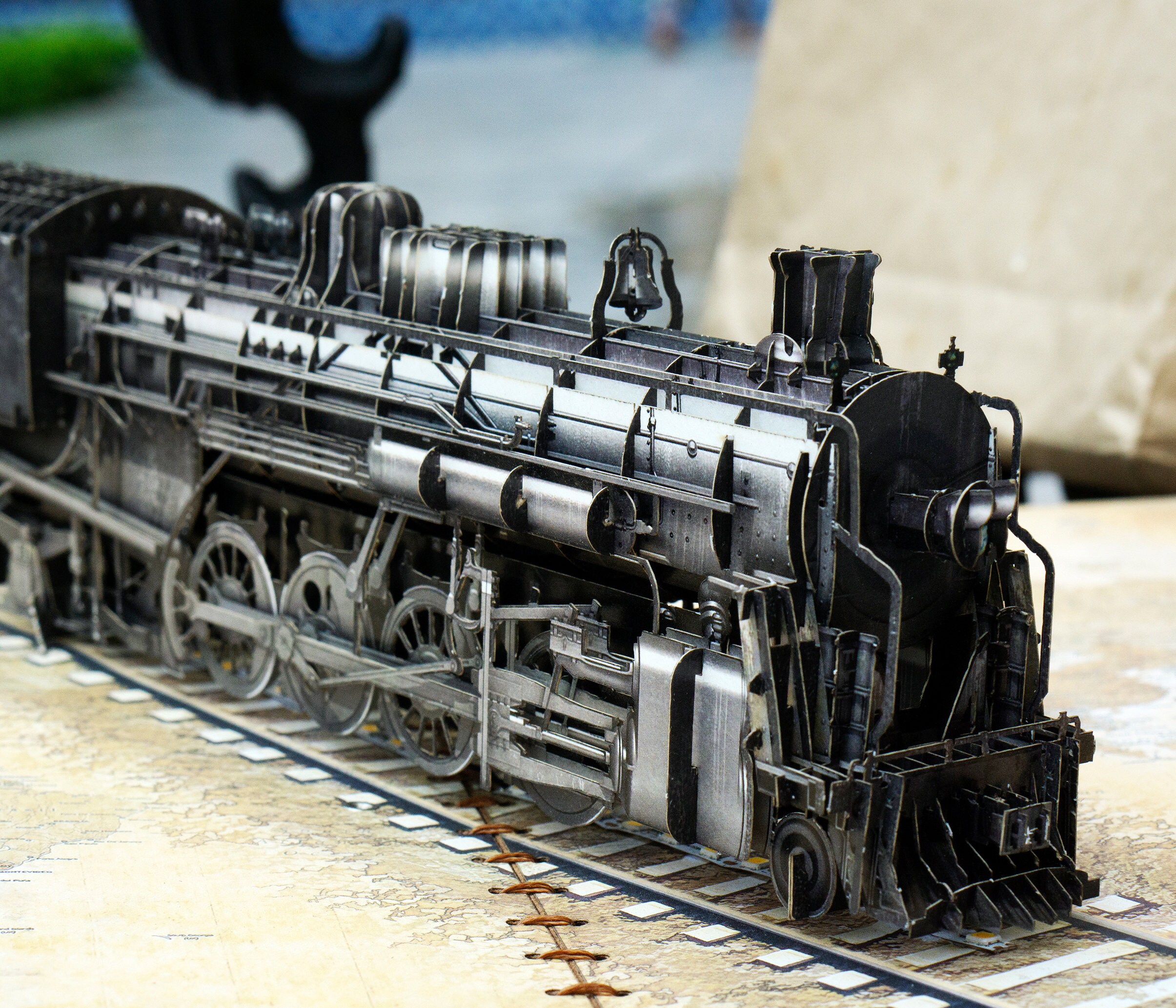 Red Locomotive Pop up Steam Engine Train With Led Light Covered by ...