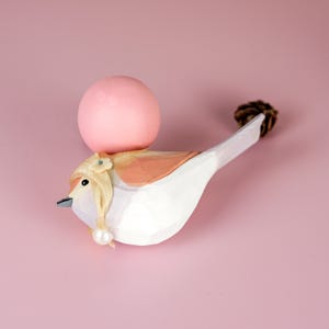 Lovely Swallow Bird in Headscarf Figurine - Spring Romance, Hand ...