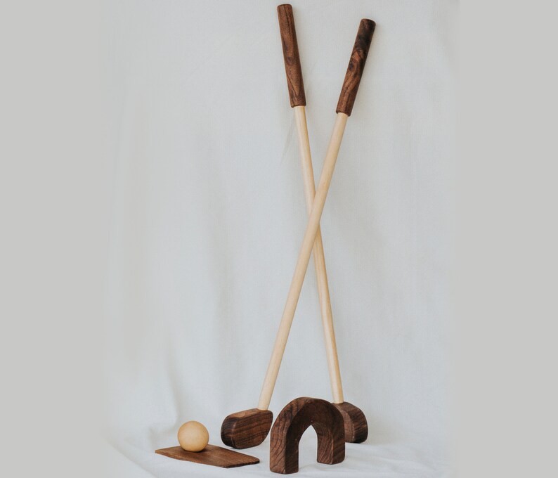Rustic Wood Mini Golf Set – Kids Outdoor Toy, Family Game - Etsy