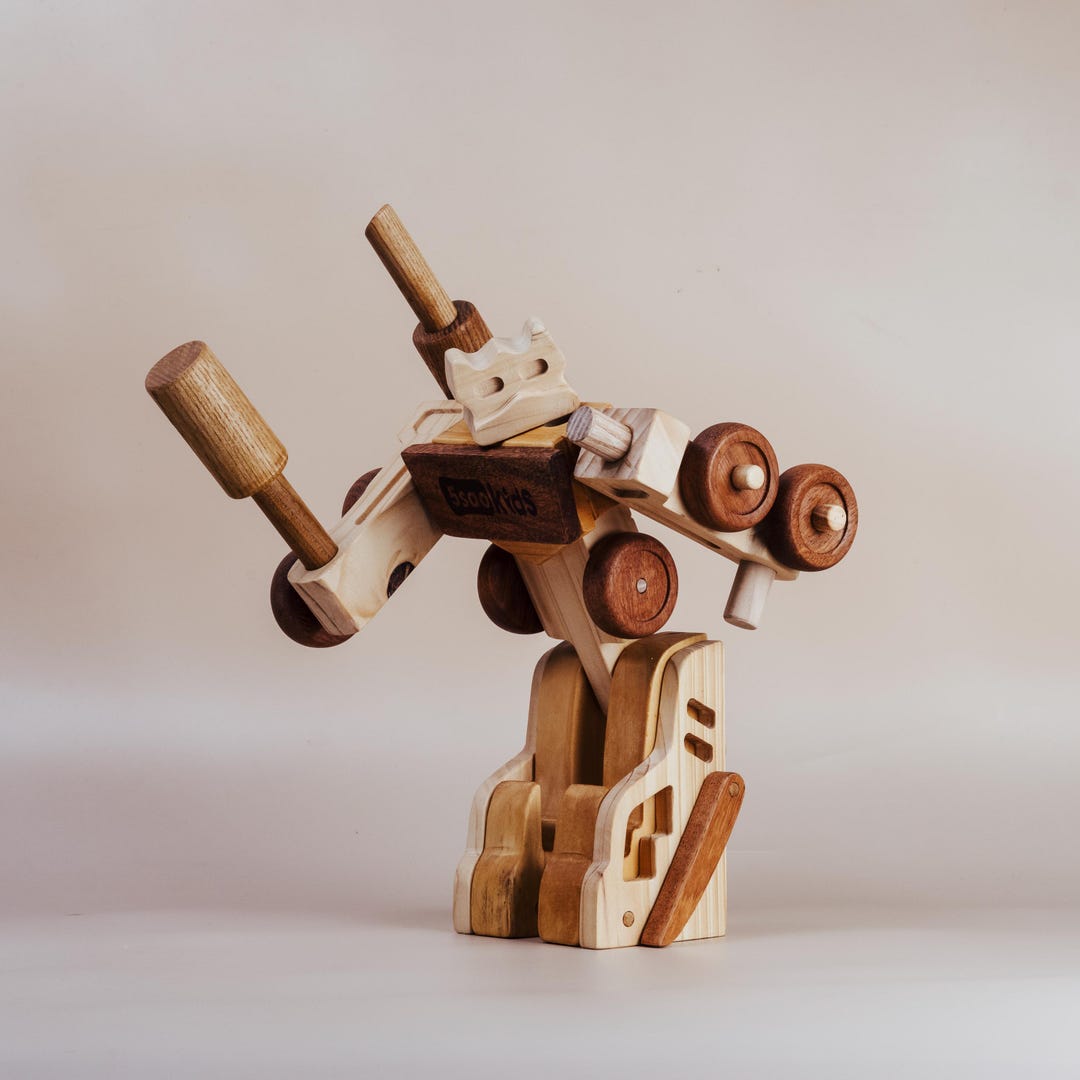 Transformers: Optimus Prime & Semi-truck Cool Toy | Wooden Robot 3d ...