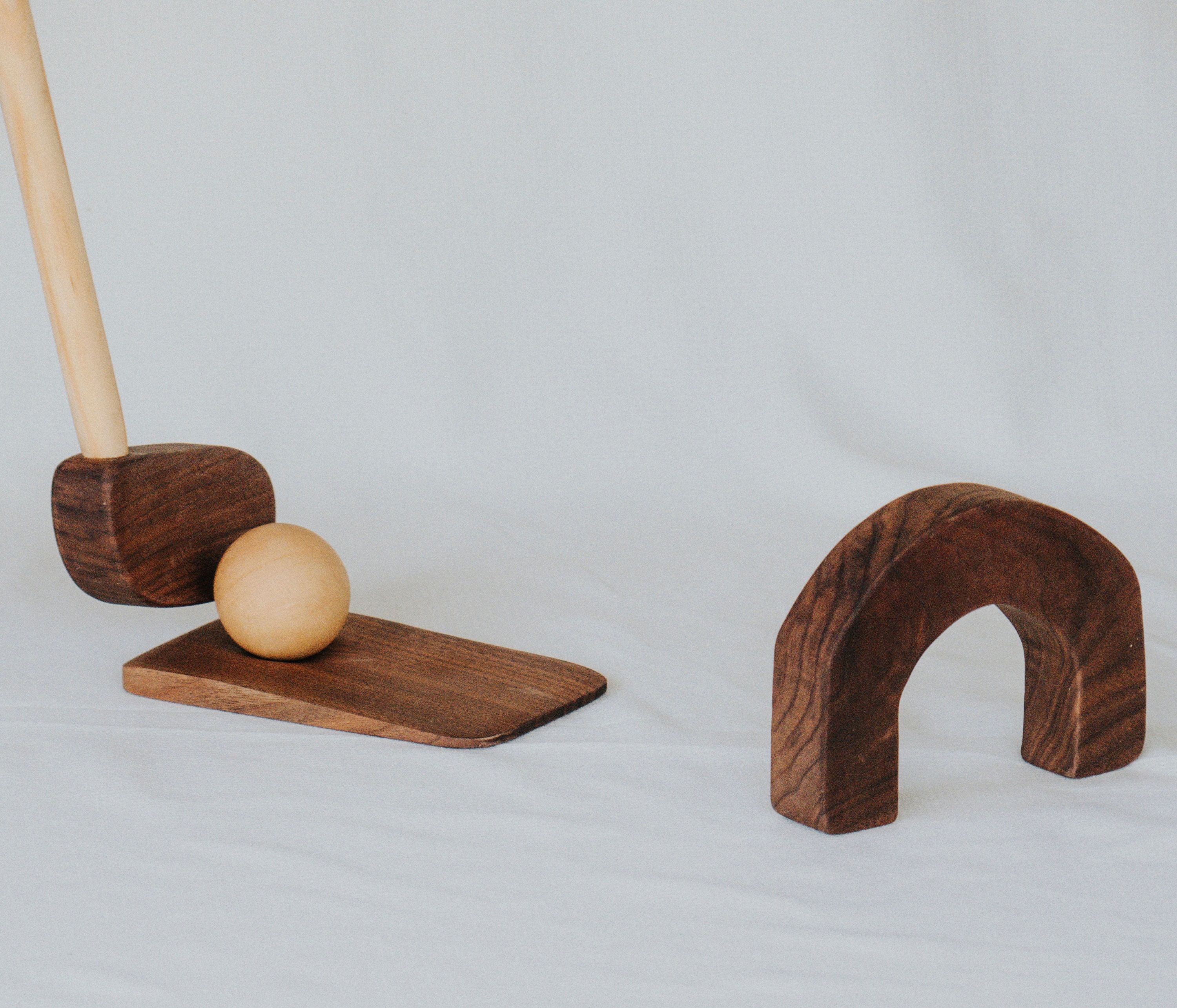 Rustic Kids Mini Golf Set Fun Outdoor & Indoor Toy for Toddlers, Family ...