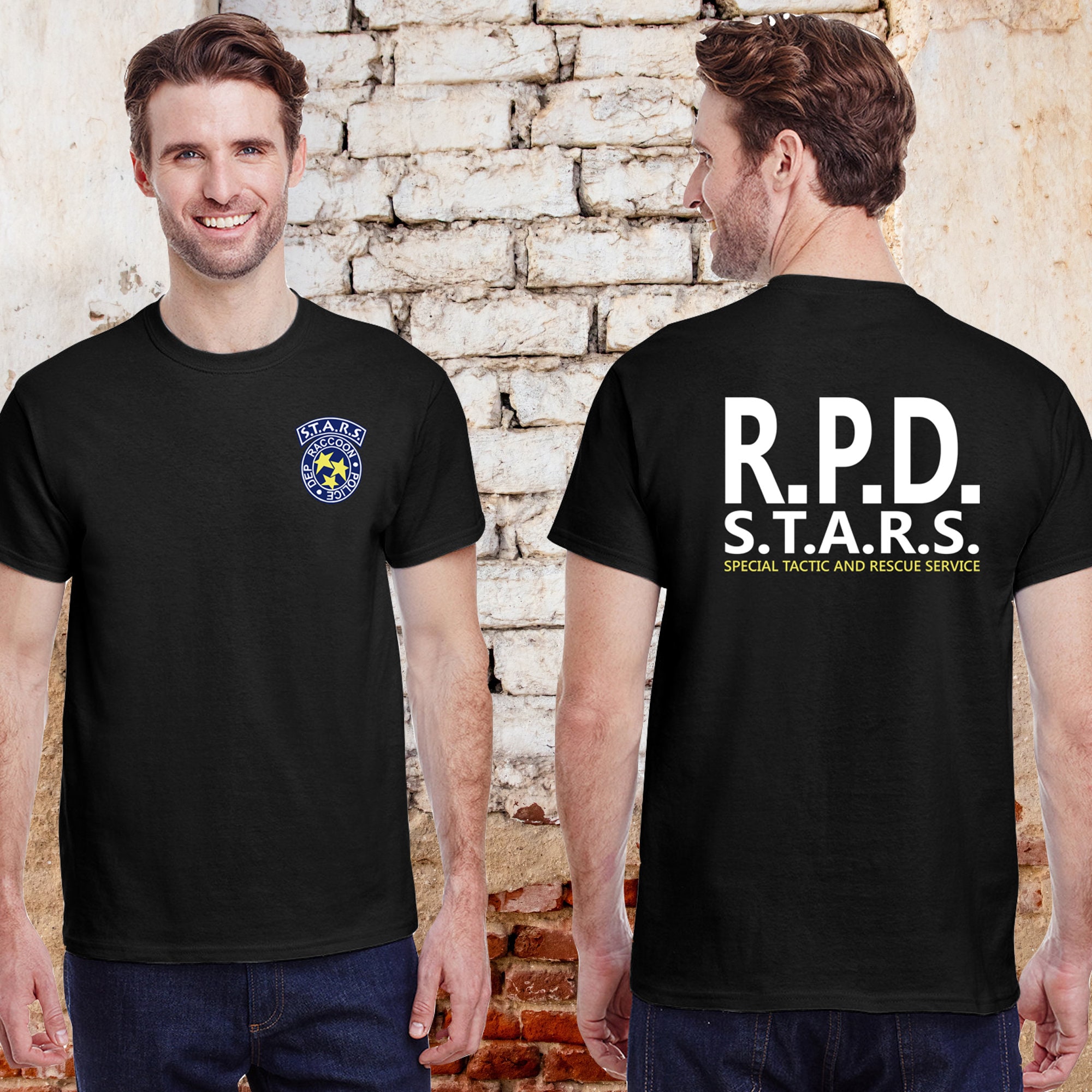 Resident Evil RPD STARS Graphic T-shirt - Etsy