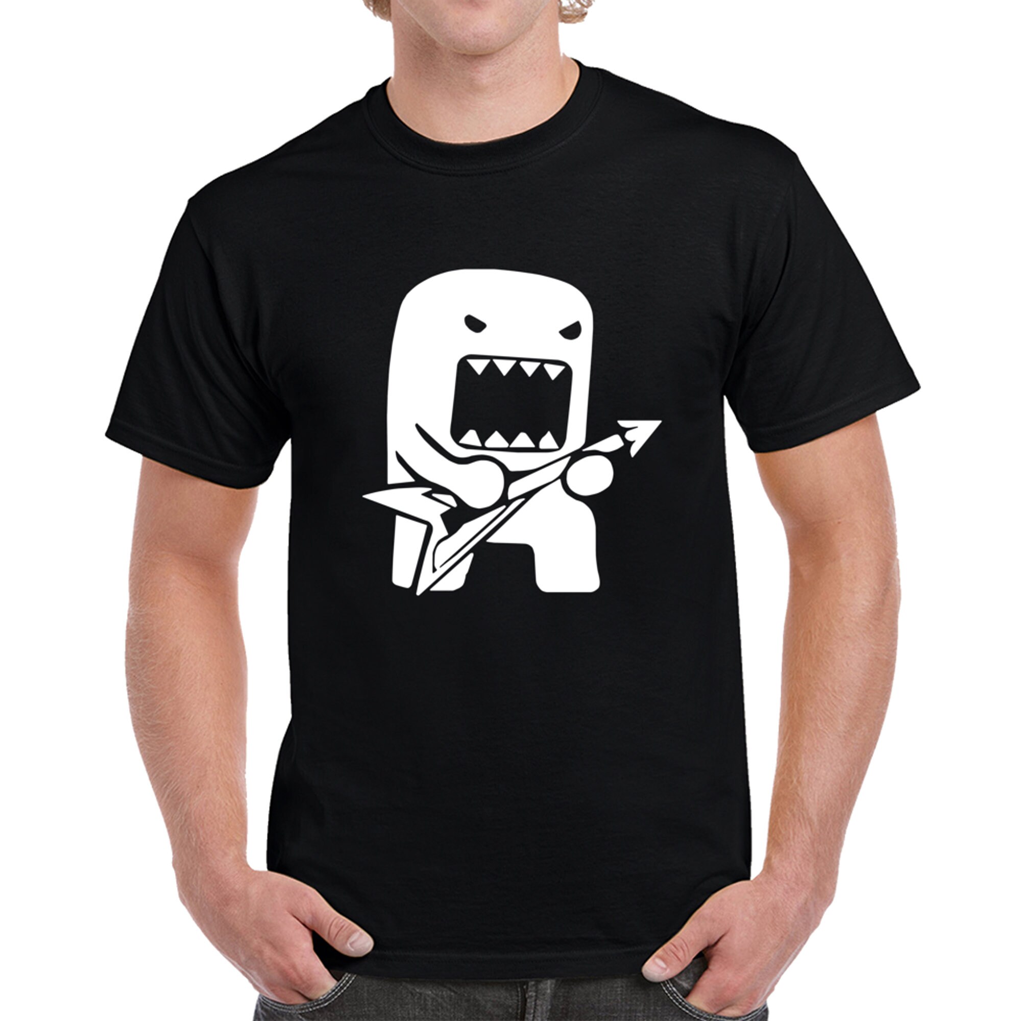Domo Kun Monster Rock Classic Japanese Animation T-shirt - Etsy