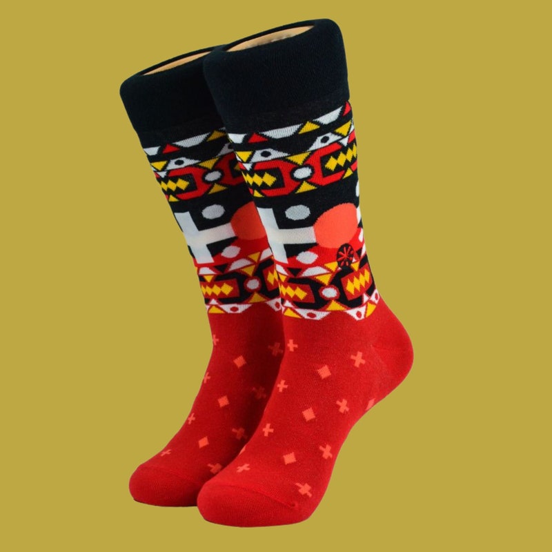 Printed Socks - Etsy