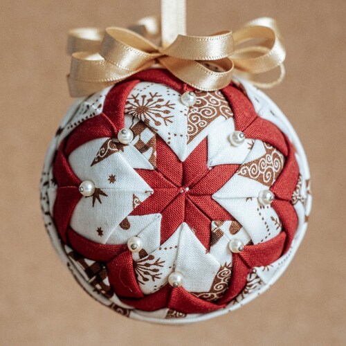 TUTORIAL Pdf File Six Point Star Pattern No Sew Quilted Ball - Etsy